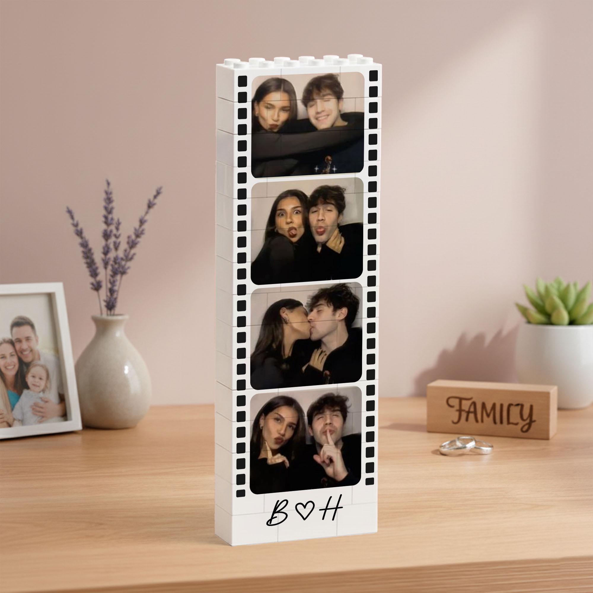 Personalized Photo Building Block, Film Strip Keepsake - Etsy