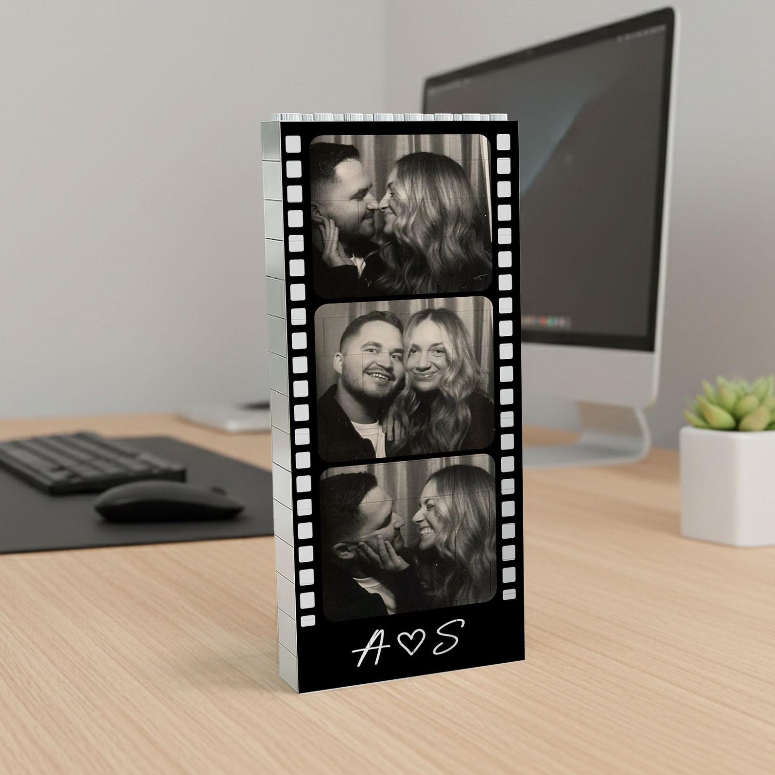 Personalized Photo Building Block, Film Strip Keepsake - Etsy
