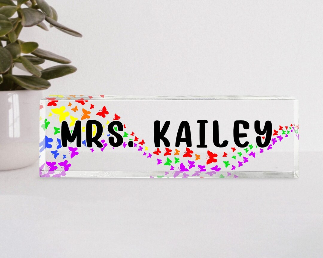 Teacher Appreciation Gift, Special Education Teacher Desk Name Plate ...