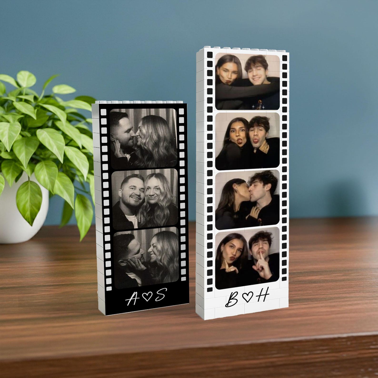 Personalized Photo Building Block, Film Strip Keepsake - Etsy