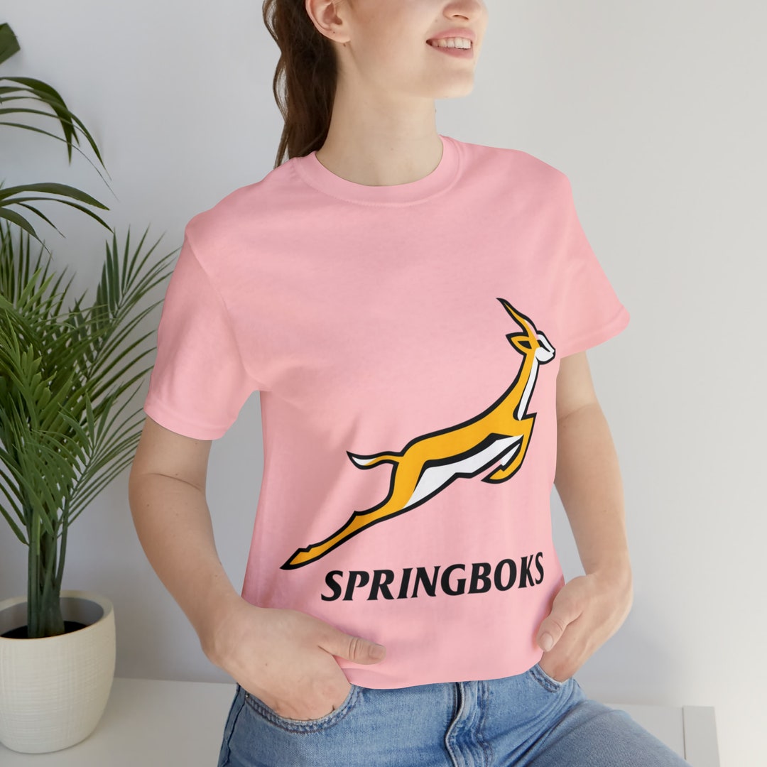 Springbok Rugby Tshirt, African Sport Shirt, Rugby, Africa, Springbok ...