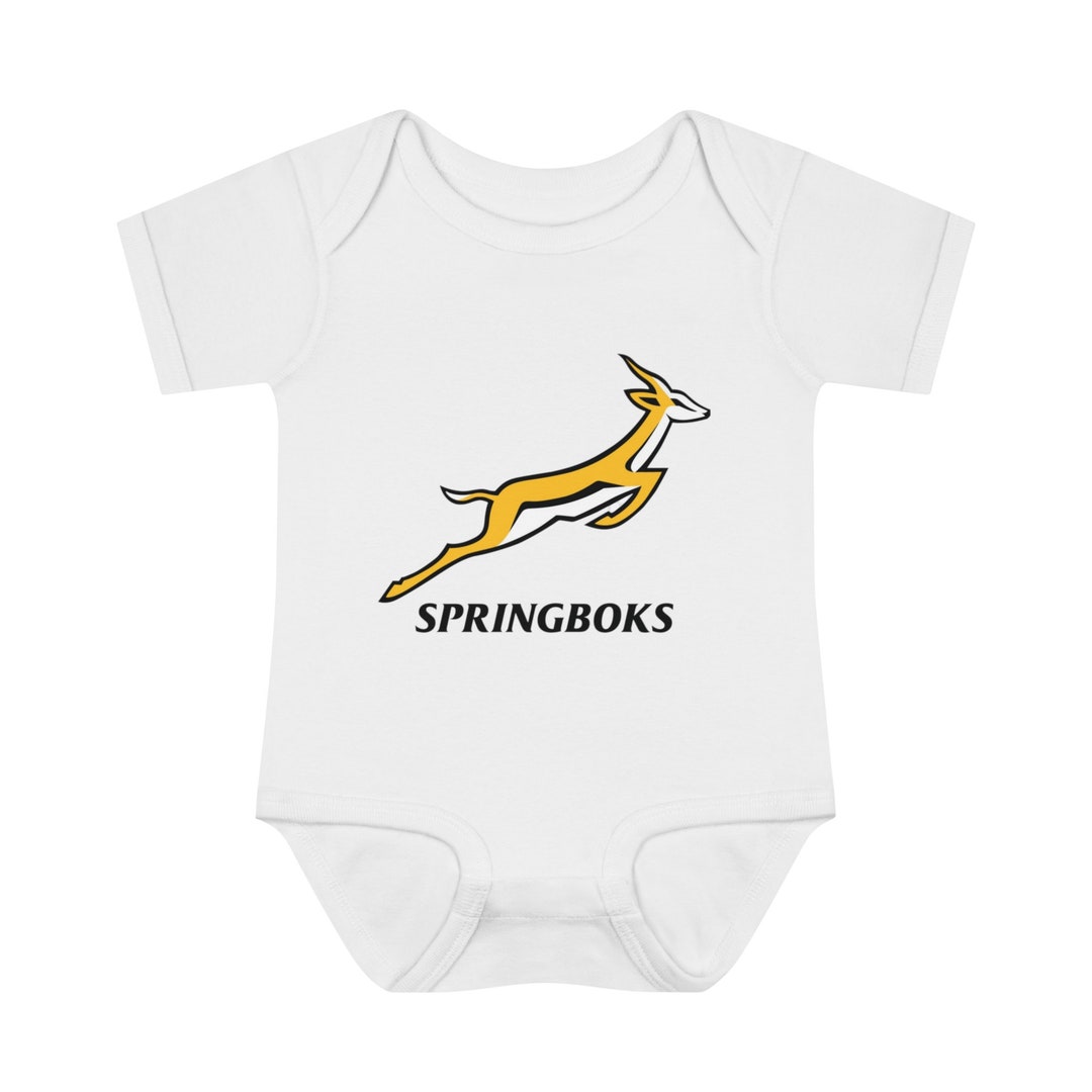 Springbok, South Africa Rugby, Baby, Jersey Bodysuit, Rugby Tshirt ...