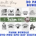 Farm Svg Bundle, Farmhouse, Svg Bundle, Digital Files, Farm Clipart ...