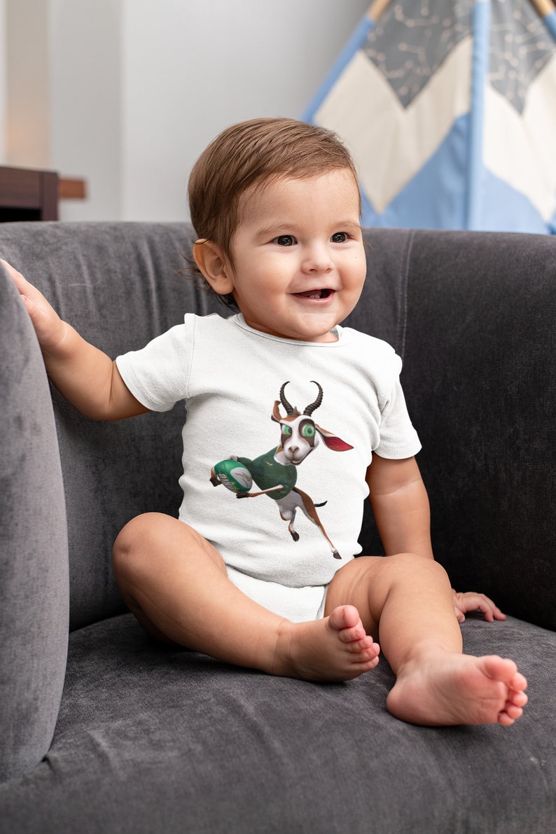 Springbok, South Africa Rugby, Baby, Jersey Bodysuit, Rugby Tshirt ...