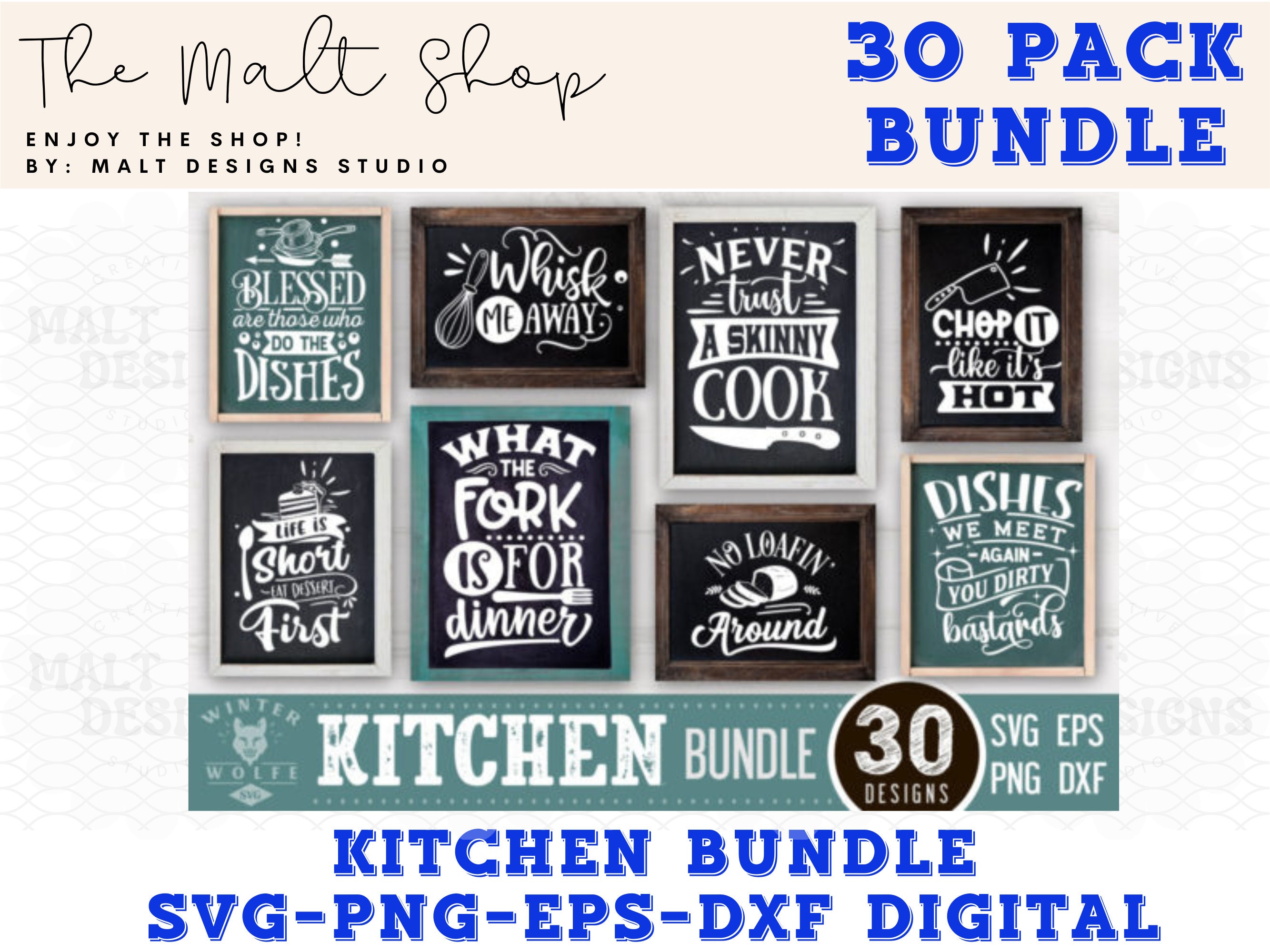 Kitchen Files, Digital Download, Cricut Cut Files, Svg Designs, Svg ...