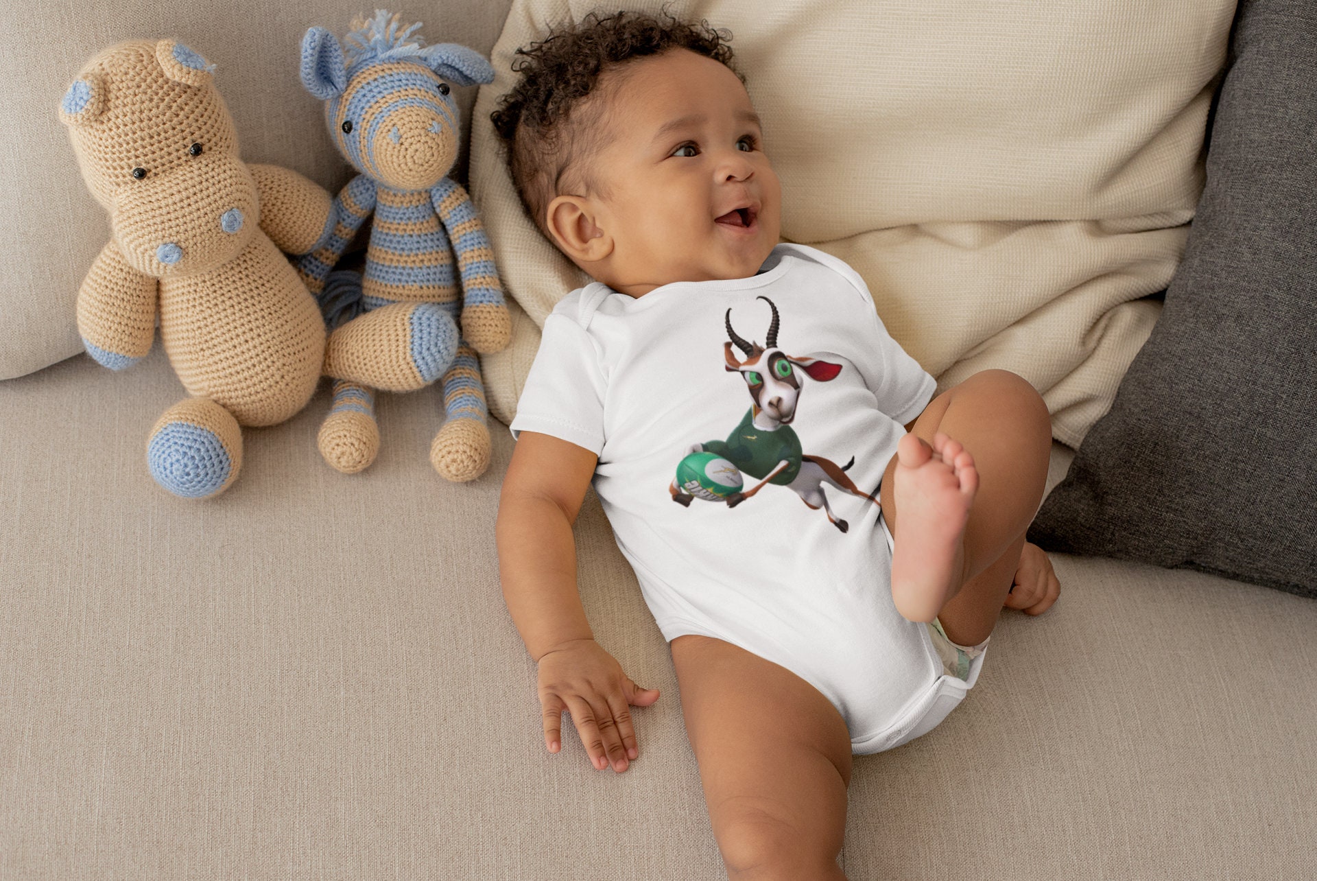 Springbok, South Africa Rugby, Baby, Jersey Bodysuit, Rugby Tshirt ...