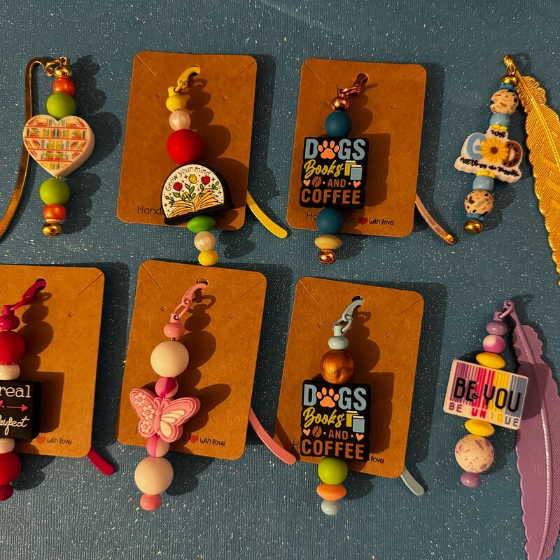 Beaded Bookmarks - Etsy