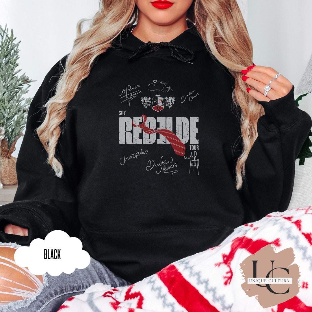 Auto Soy Rebelde Tour Distressed Pa Los 2000 Camisa RBD Tour Merch ...