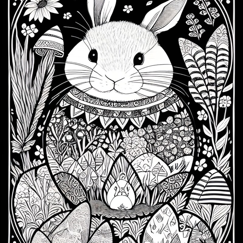Easter Zentangle - Etsy