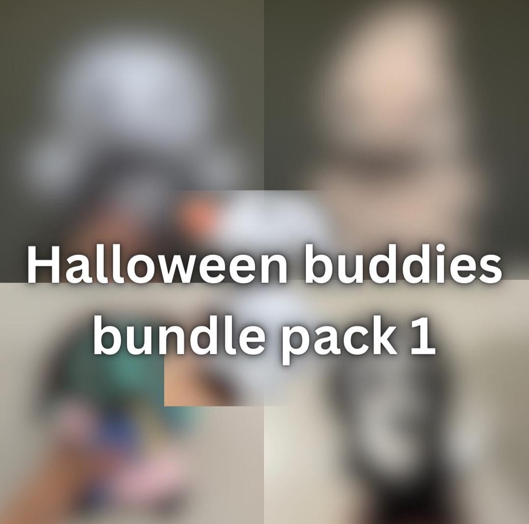 5 Halloween Buddies Bundle Pack - Etsy