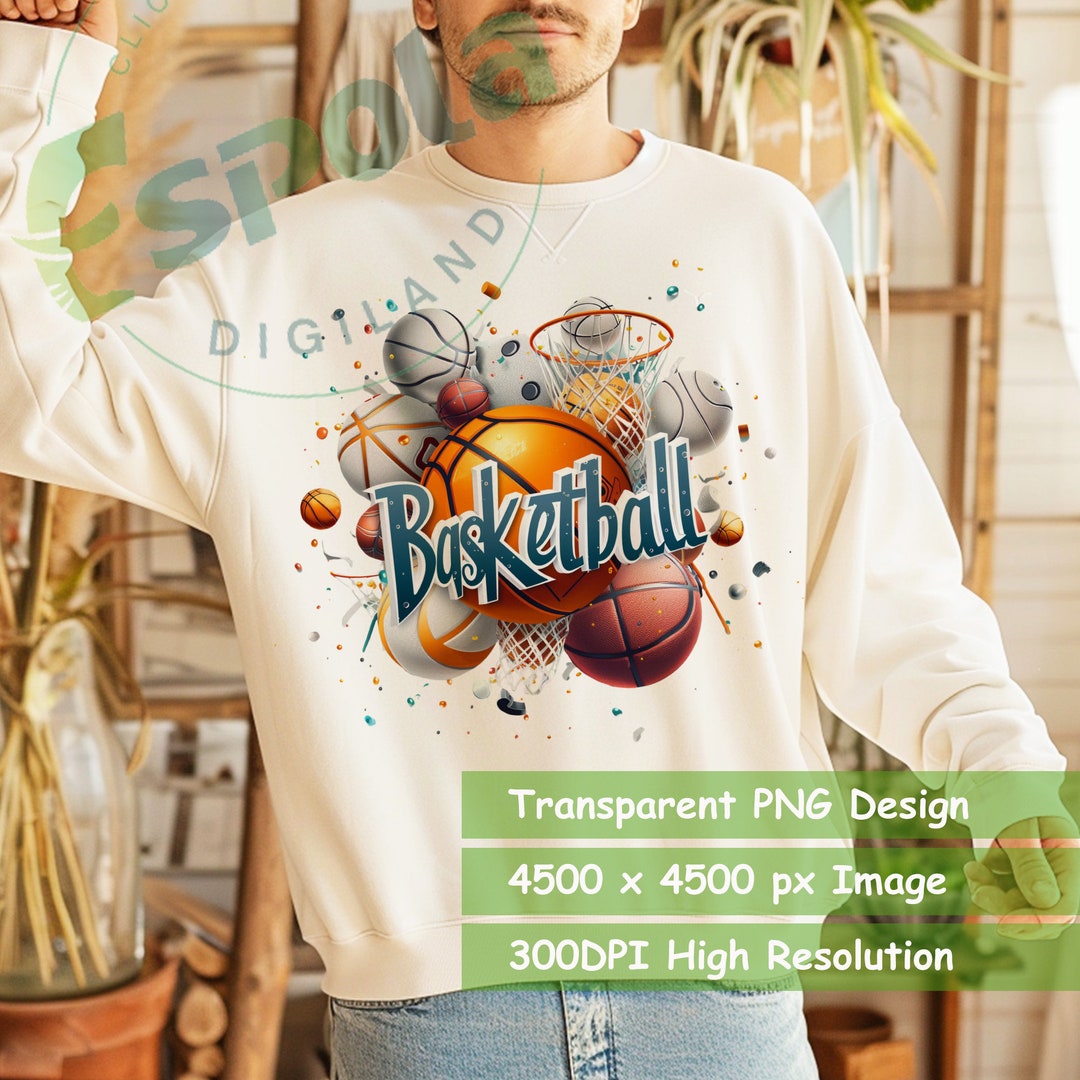 Basketball Transparent PNG | Basketball Sublimation Design | Digital ...