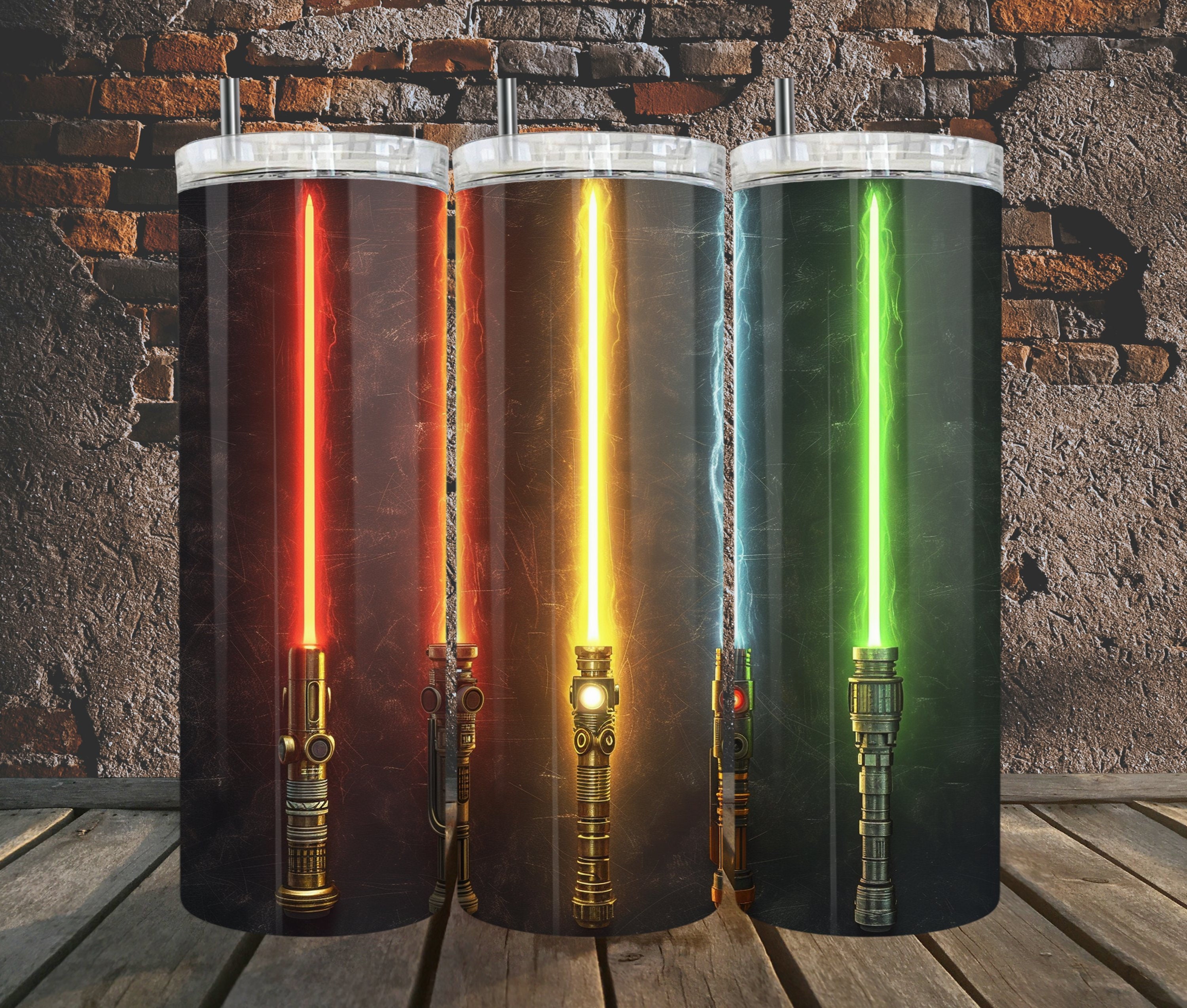 Lightsaber 20oz&30oz Tumbler Wrap PNG Digital Download, Straight ...