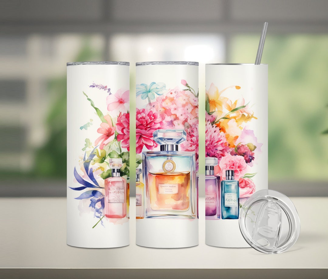Queen of Perfume Tumbler Wrap Seamless Design, 20oz&30oz Skinny ...