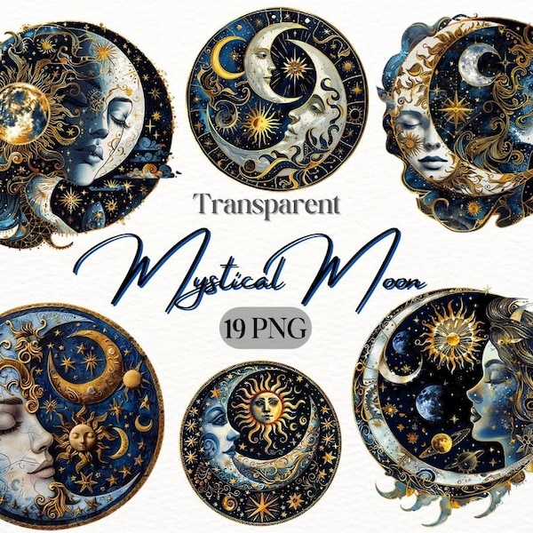Mystical Clipart - Etsy