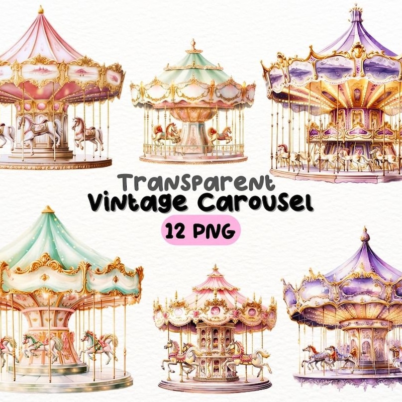 Vintage Carousel - Etsy