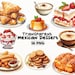 Watercolor Mexican Dessert PNG Bundle, Digital Crafts Designs ...