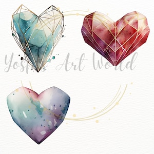 Fancy Heart PNG Bundle, Digital Crafts Designs Transparent, Valentine's ...