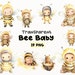 Bee Baby PNG Bundle, Digital Crafts Designs Transparent, Bee Baby ...