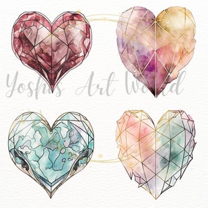 Fancy Heart PNG Bundle, Digital Crafts Designs Transparent, Valentine's ...
