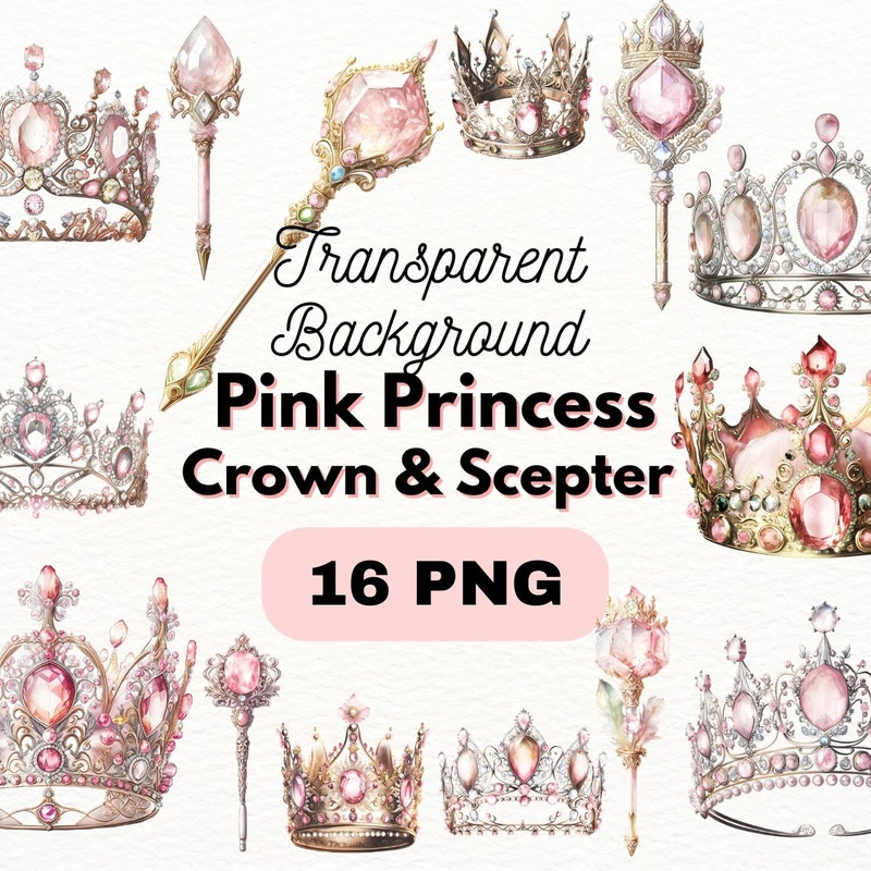 Tiara Clip Art - Etsy