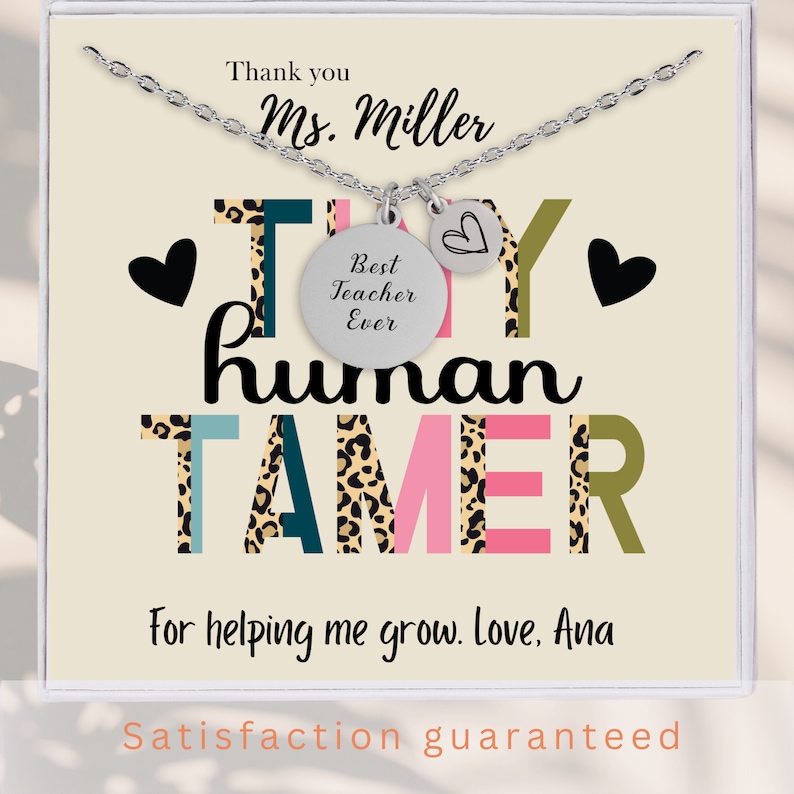 Necklace for First Grade Teachers| 1st Grade Teacher Appreciation Gift ...