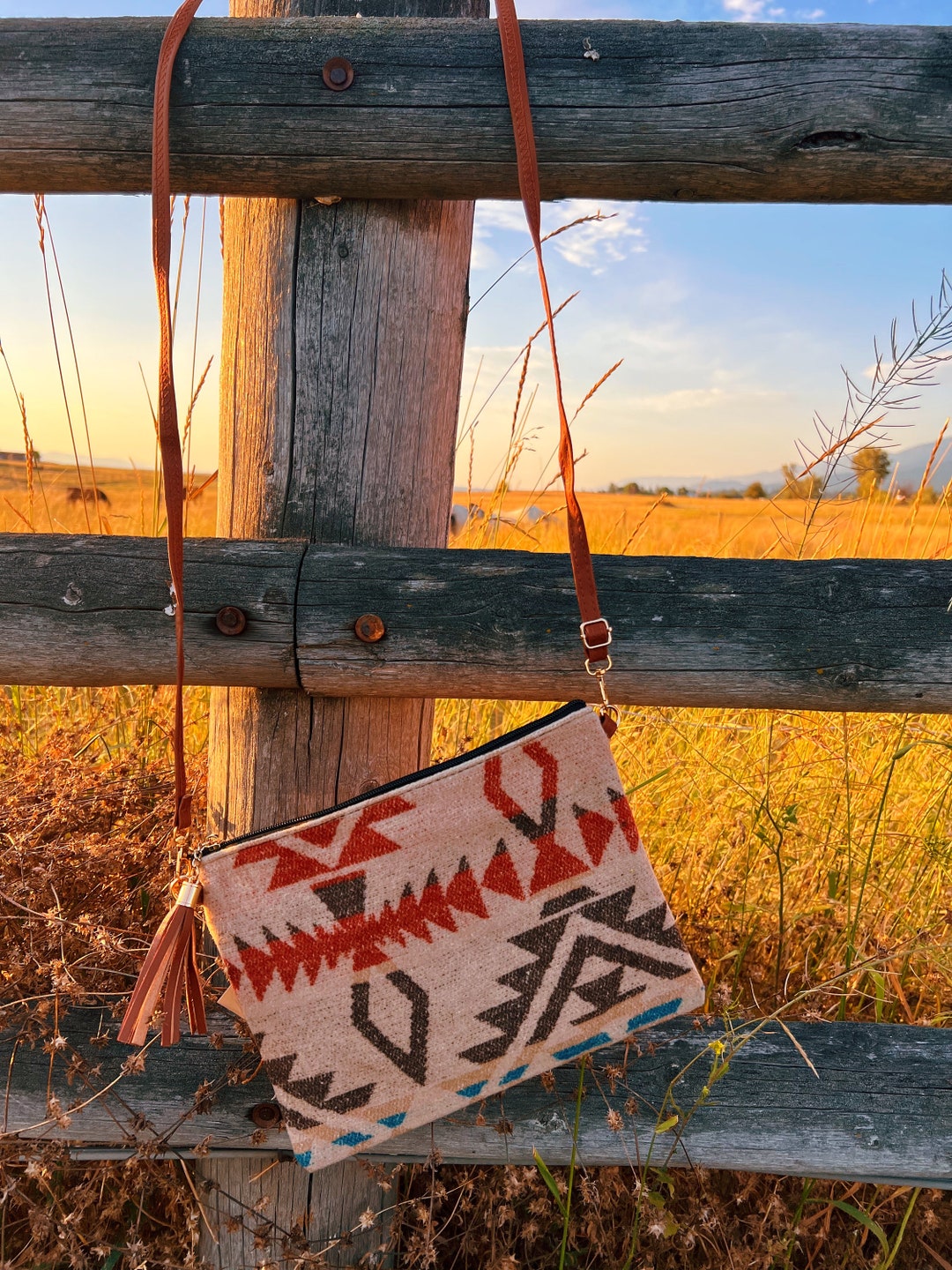 Western Crossbody Purse Red - Etsy