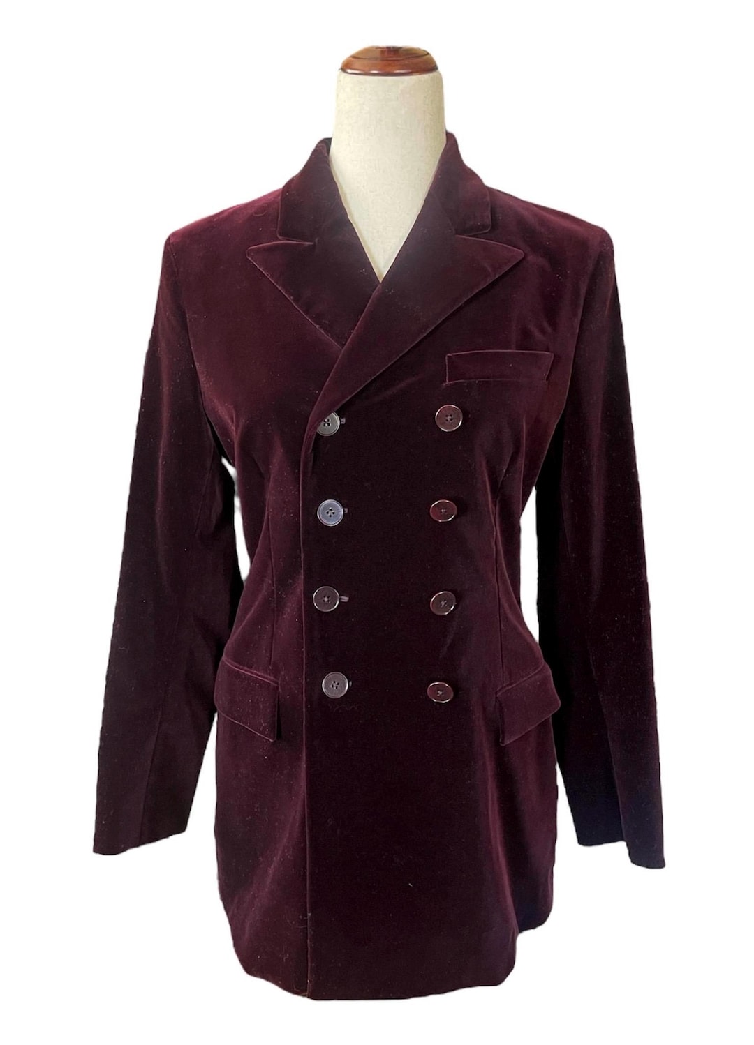 Ralph Lauren Vintage Purple Label Velvet Blazer - Etsy