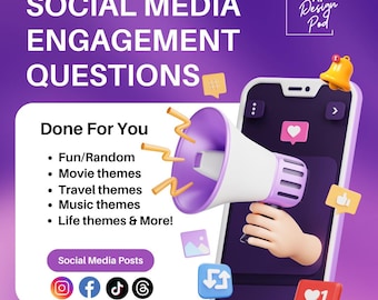 Social Media Engagement Questions | Social Media Post Ideas | Instant ...