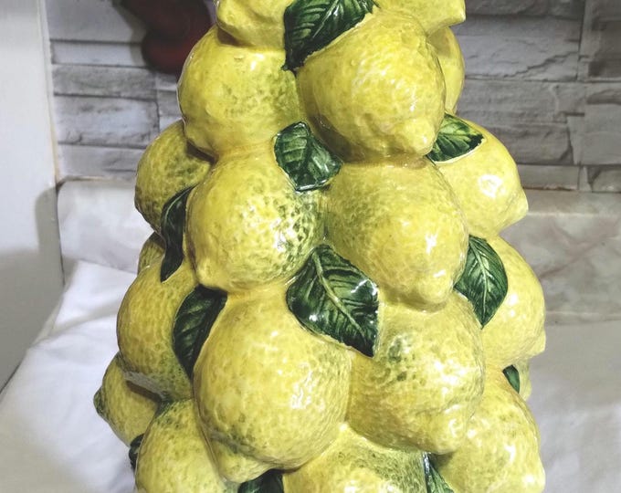 Mid-century Italian Majolica Lemon Topiary Centerpiece - Etsy