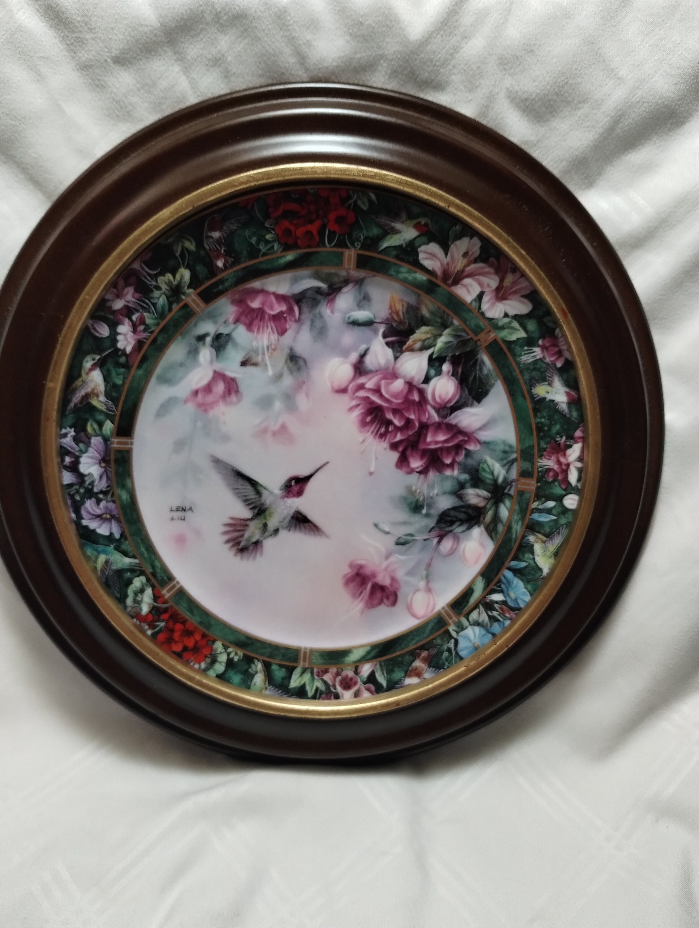 3 Lena Liu Plates With Holders. - Etsy