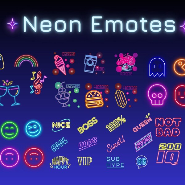 Twitch Rave Emotes - Etsy