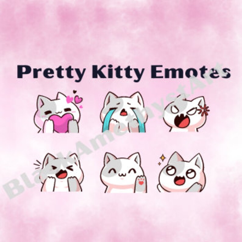 Multipack Cute Animals Emote Set Twitch Emotes Digital - Etsy