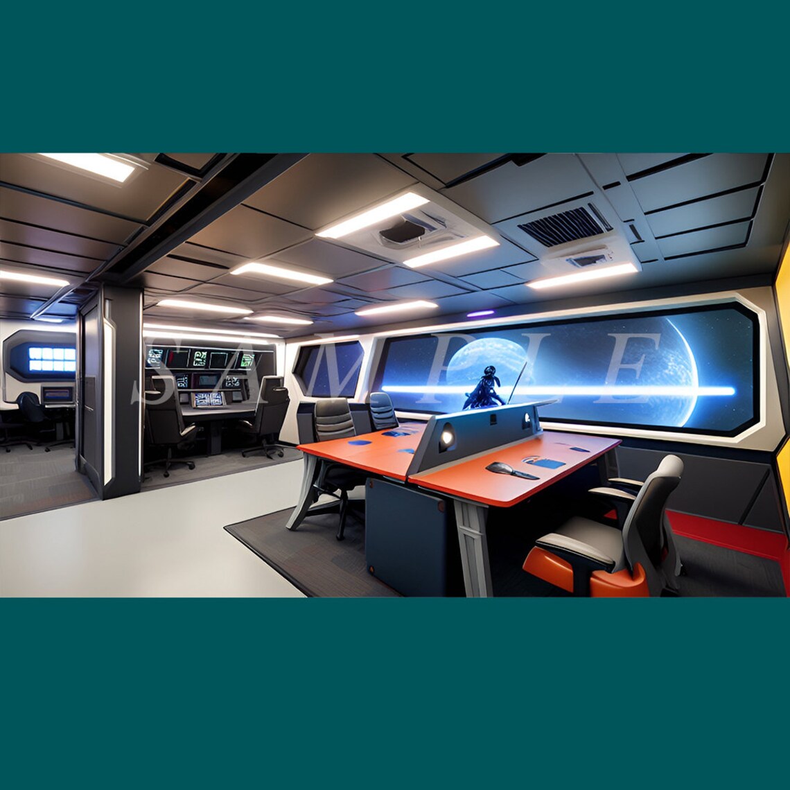 STARSHIP OFFICE BACKGROUNDS for Zoom | 25 Zoom Backdrops | Background ...