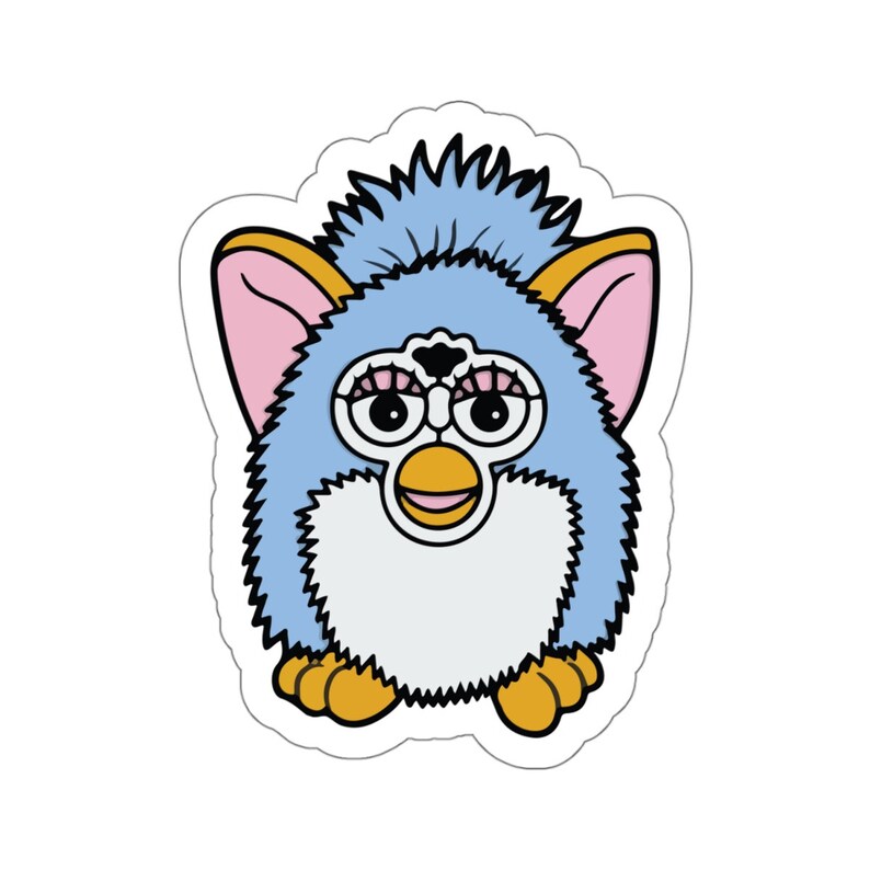 Cute Furby Sticker - 90s Nostalgia, Laptop Decal - Etsy