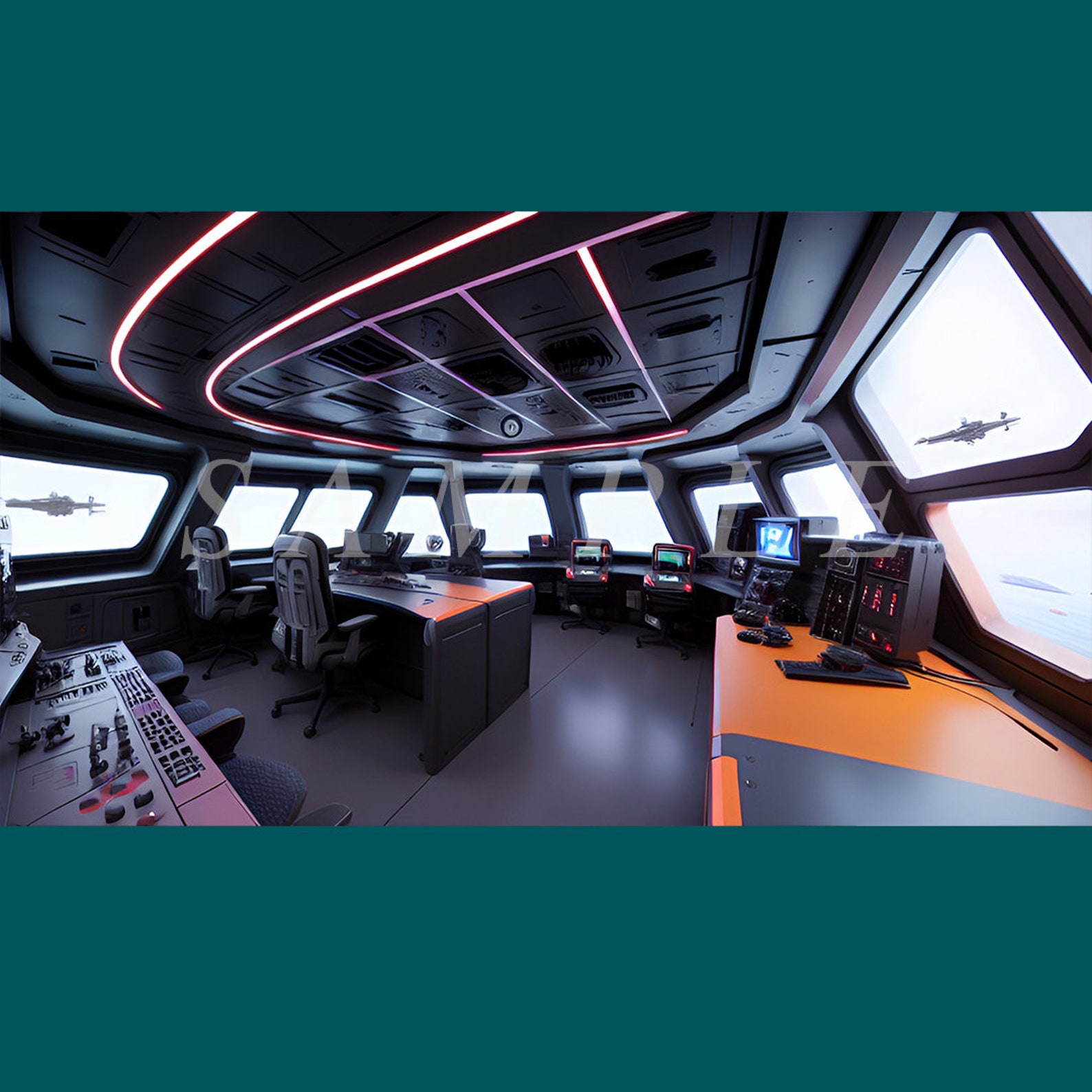 STARSHIP OFFICE BACKGROUNDS for Zoom | 25 Zoom Backdrops | Background ...