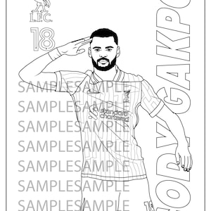 Liverpool FC Colouring Pages | Digital Download | Colouring LFC ...
