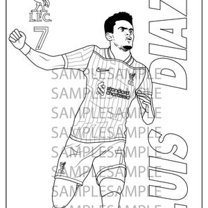 Liverpool FC Colouring Pages | Digital Download | Colouring LFC ...