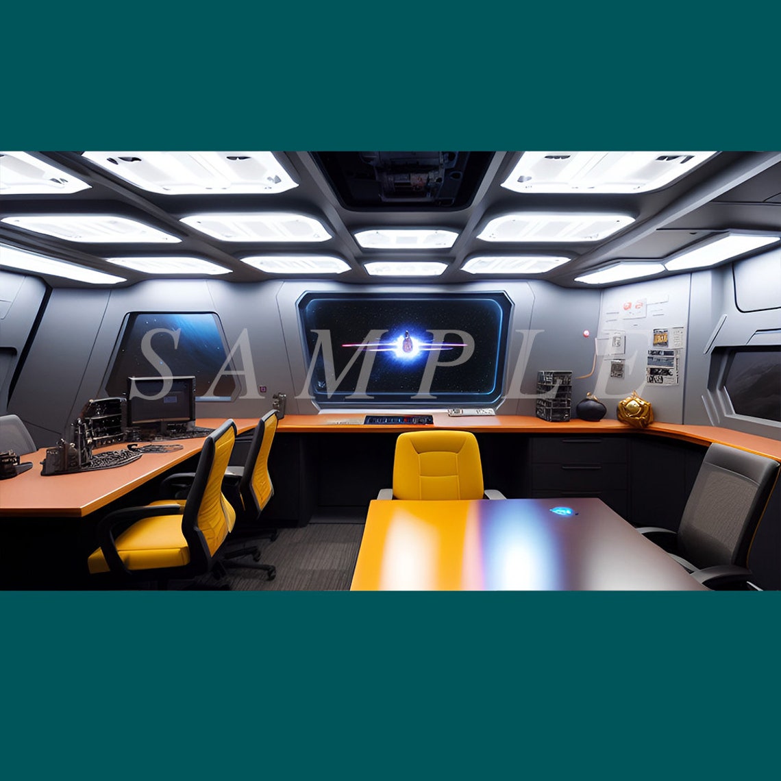 STARSHIP OFFICE BACKGROUNDS for Zoom | 25 Zoom Backdrops | Background ...