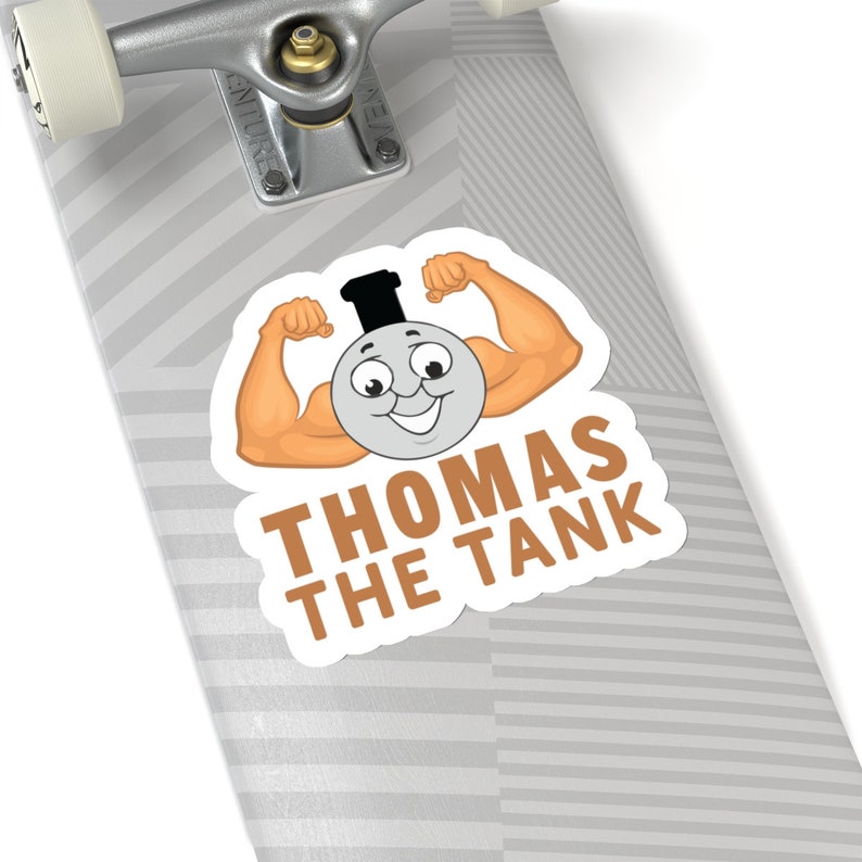 FUNNY Thomas the TANK engine Sticker Great Gift for Fitness Fanatics ...