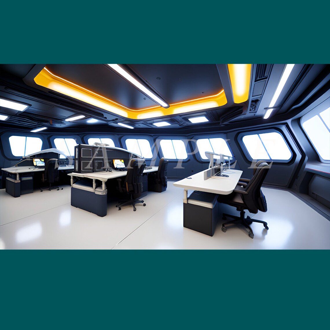 STARSHIP OFFICE BACKGROUNDS for Zoom | 25 Zoom Backdrops | Background ...