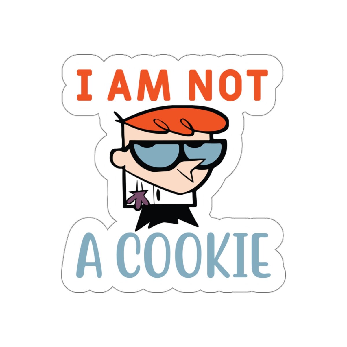 ICONIC Dexters Lab Sticker - This Epic Cartoon Sticker Will Brighten ...