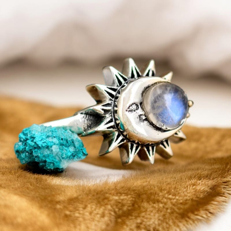 Moon Ring - Etsy