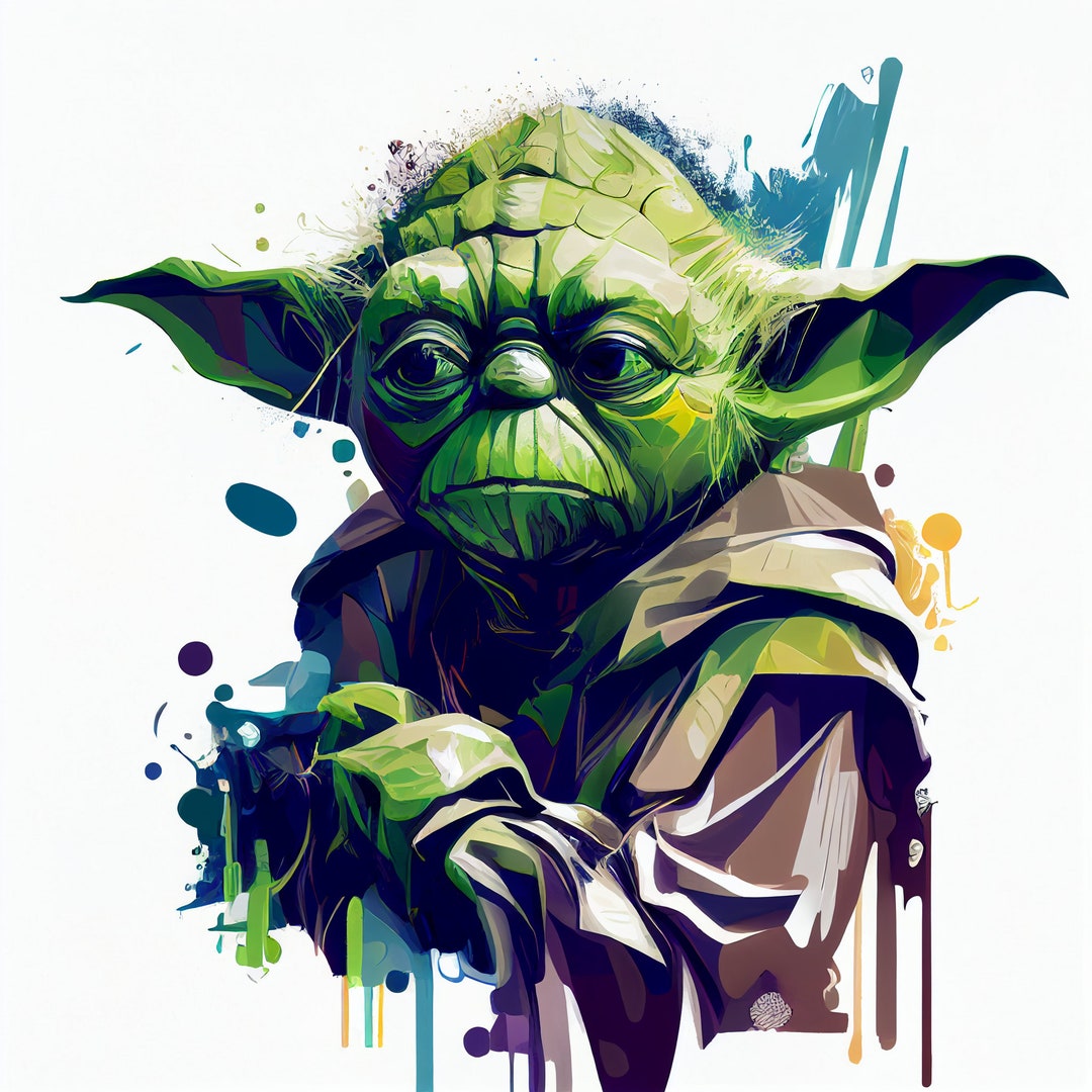 Steampunk Yoda Digital Art Print, Wall Art, Digital Download, Home ...