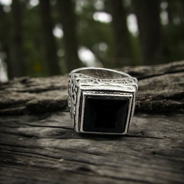 Mens Silver Ring - Etsy