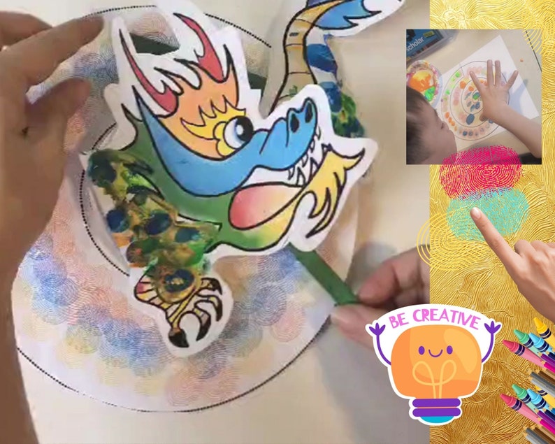 Lunar New Year 2025 Chinese Dragon Coloring Craft Printable With ...