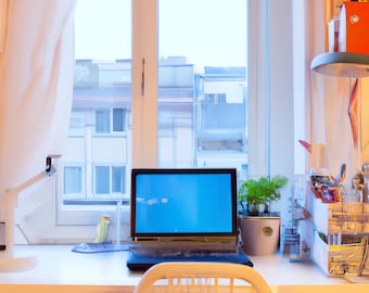 Zoom Background Office Window View Virtual Backdrop Home - Etsy