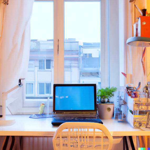 Desk Window Backdrops