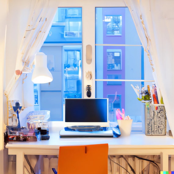 Desk Window Backdrops