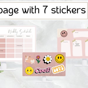 Desktop Wallpaper Organizer Aesthetic, Customizable With Canva, School ...