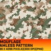Maple Tree Camouflage Seamless Digital Pattern, Hunting Camo, Maple ...